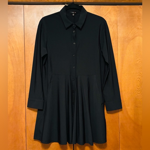 Comfy USA | Dresses | Jason Sun Kim Black Collared Jersey Stretch Dress ...